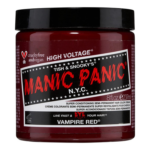 MANIC PANIC Vampire Red Hair Dye Classic Line | Pill Clarity