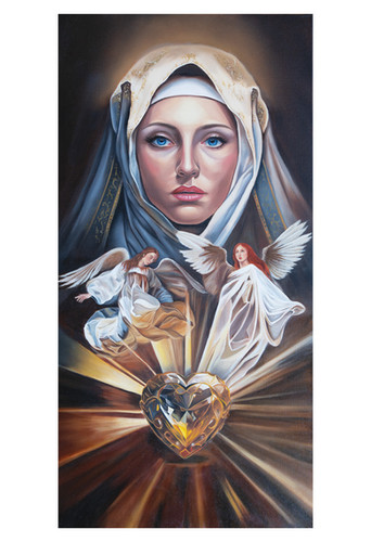 Blessed Mother Art Print | Blackinton Arts
