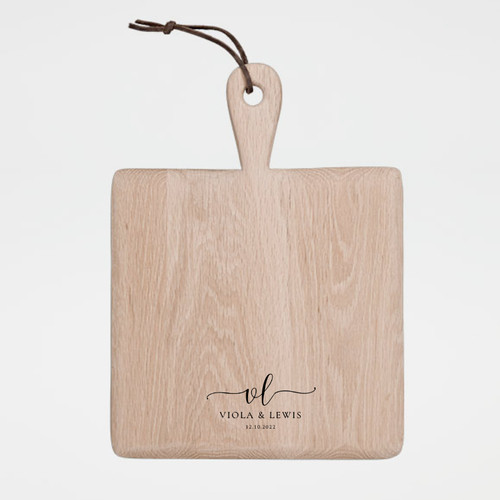 Tapered Oak Cheese Board - Incl. Engraving | Wine Gifts