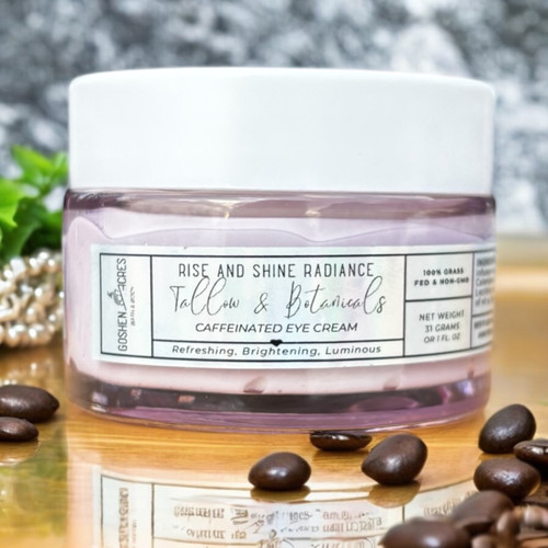 Rise and Shine Radiance Caffeine Eye cream | Goshen Acres