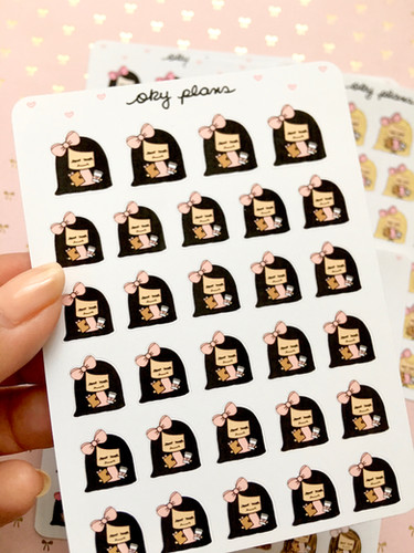 Planner girl stickers | oky plans