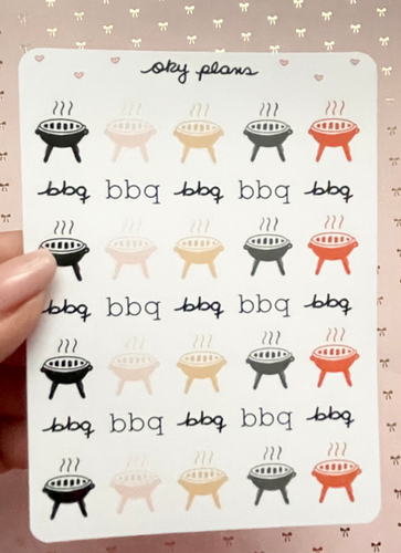 BBQ stickers | oky plans