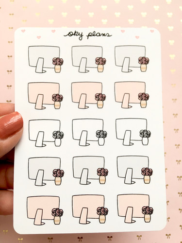 Desktop stickers | oky plans