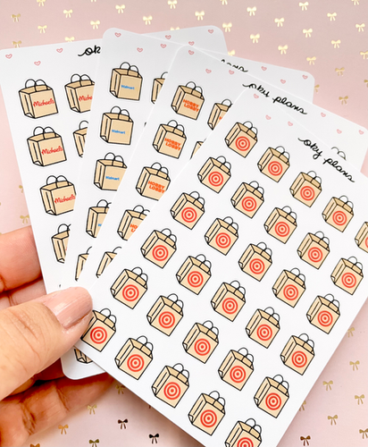 Shopping stickers | oky plans