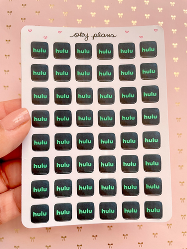Hulu icon stickers | oky plans