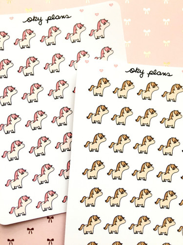 Horsie stickers | oky plans