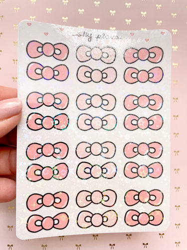 HK Anniversary holo tab stickers | oky plans