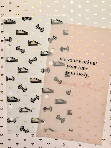 Workout vellum insert | oky plans