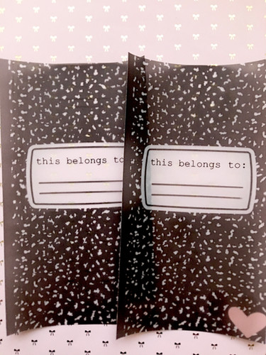 Composition book vellum insert | oky plans