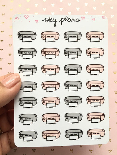 Printer stickers | oky plans