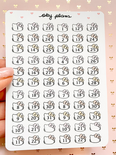 HK date cover stickers | oky plans