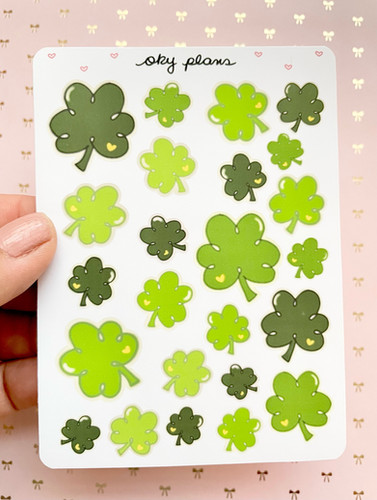 Clover stickers | oky plans