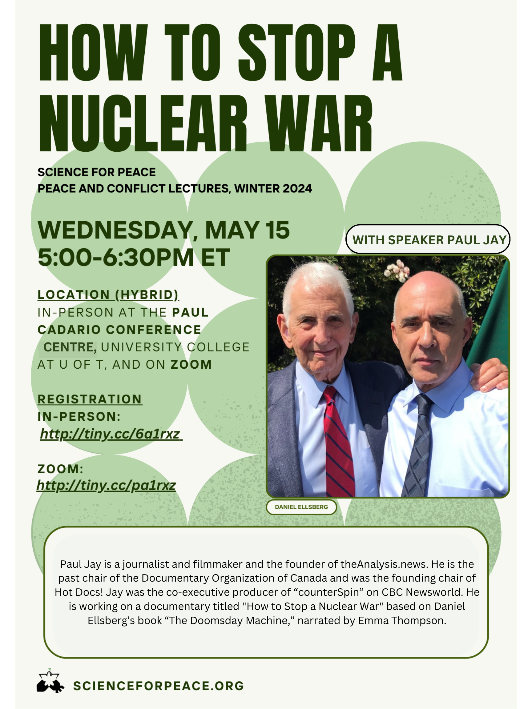 How to Stop a Nuclear War | Science for Peace