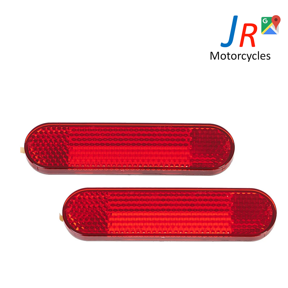 Whites Reflectors - Oval 95mm X 22mm - Pair | JR Motorcycles