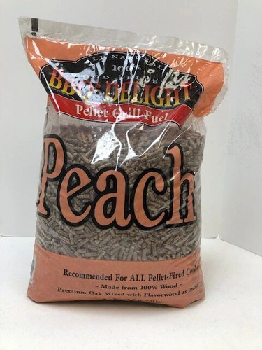 BBQs Delight Wood Pellet Fuel Peach | MNC Heating & BBQ's