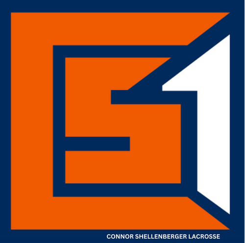 CS1 Sticker | Orange & Navy | CONNOR
