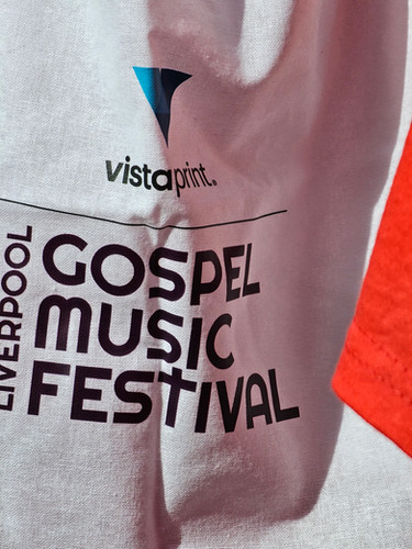 White drawstring backpack | Liverpool Lighthouse