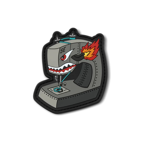 Angry Sewing Machine Patch | edc israel