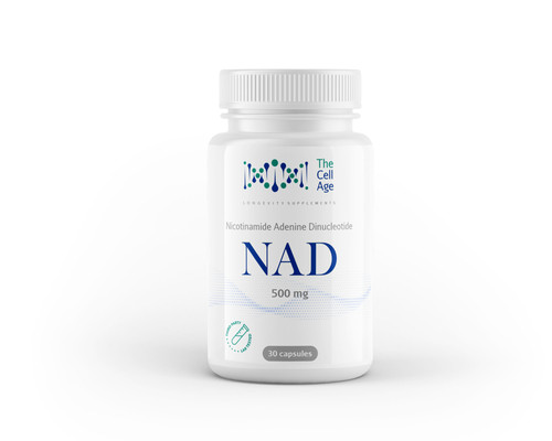 NAD+ 500 mg, 30 capsules | Thecellage
