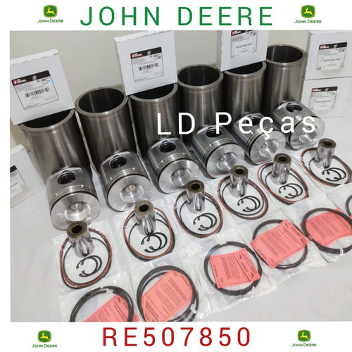 KIT MOTOR 4045/6068 4.5T /6.8 T J DEERE - RE507850 Pino 41mm | LD Peças ...