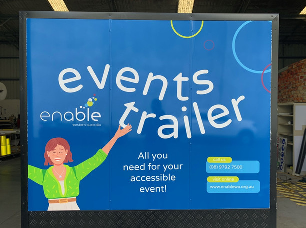 For HIRE | Accessible Events Trailer | Enable WA