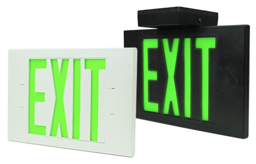 Black Exit Sign, Double Sided, AC Only | Limelite