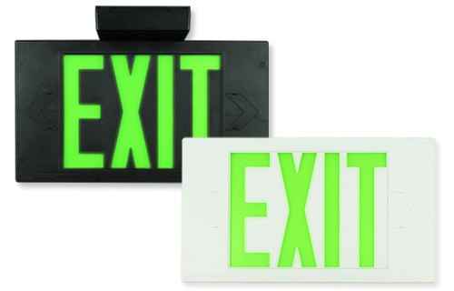 Black Exit Sign, Single Sided AC Only | Limelite