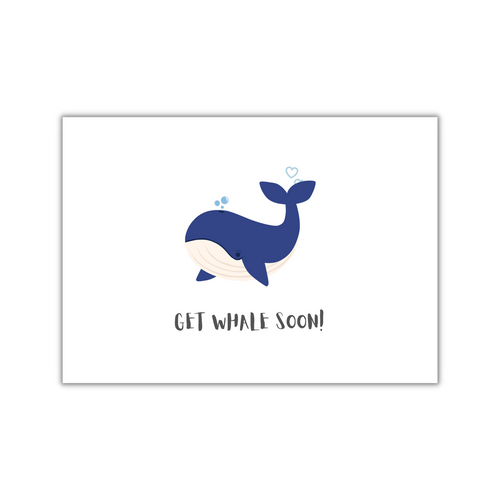 "Get Whale Soon" Card | Free Delivery | Craft Gins Co