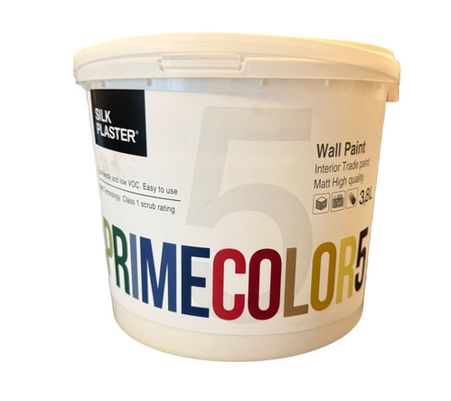 PRIMECOLOR5 by Silk Plaster, Rub-Resistant Matt Paint for Interior ...