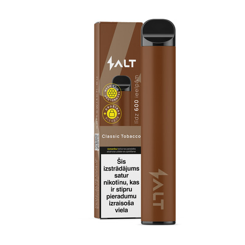 Vienreizlietojamā E-cigarete SALT Classic Tobacco 2% | Salt Point