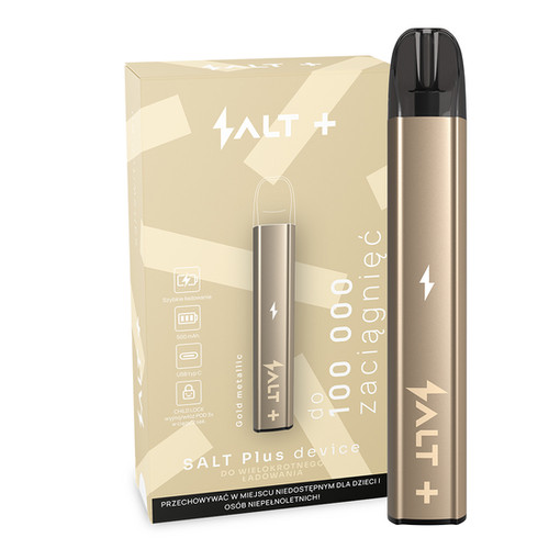 Urządzenie SALT PLUS Gold Metalic bez kartridża | Pro Vape Polska