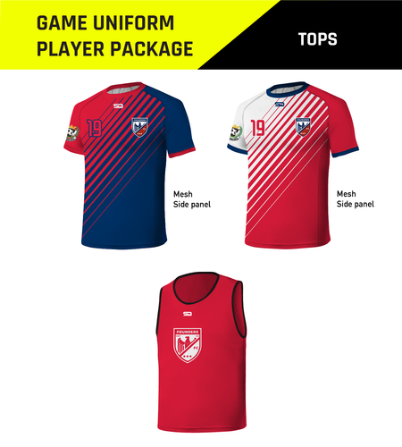 Founders FC GAME Player Package Tops | SQ Apparel