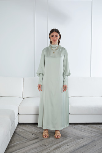 The Ghalia dress in Satin | waaddesigns