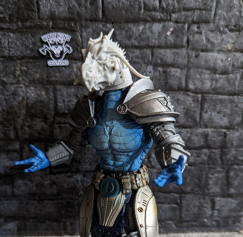 The DraXon:Unpainted Head | Wolf King Customs