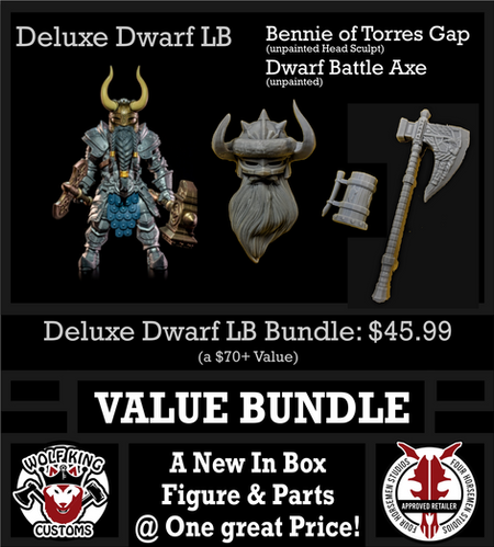 Deluxe Dwarf Legion Builder Value Bundle: Bennie Build | Wolf King Customs