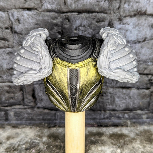 Furry Pauldrons of the Savage North | Wolf King Customs