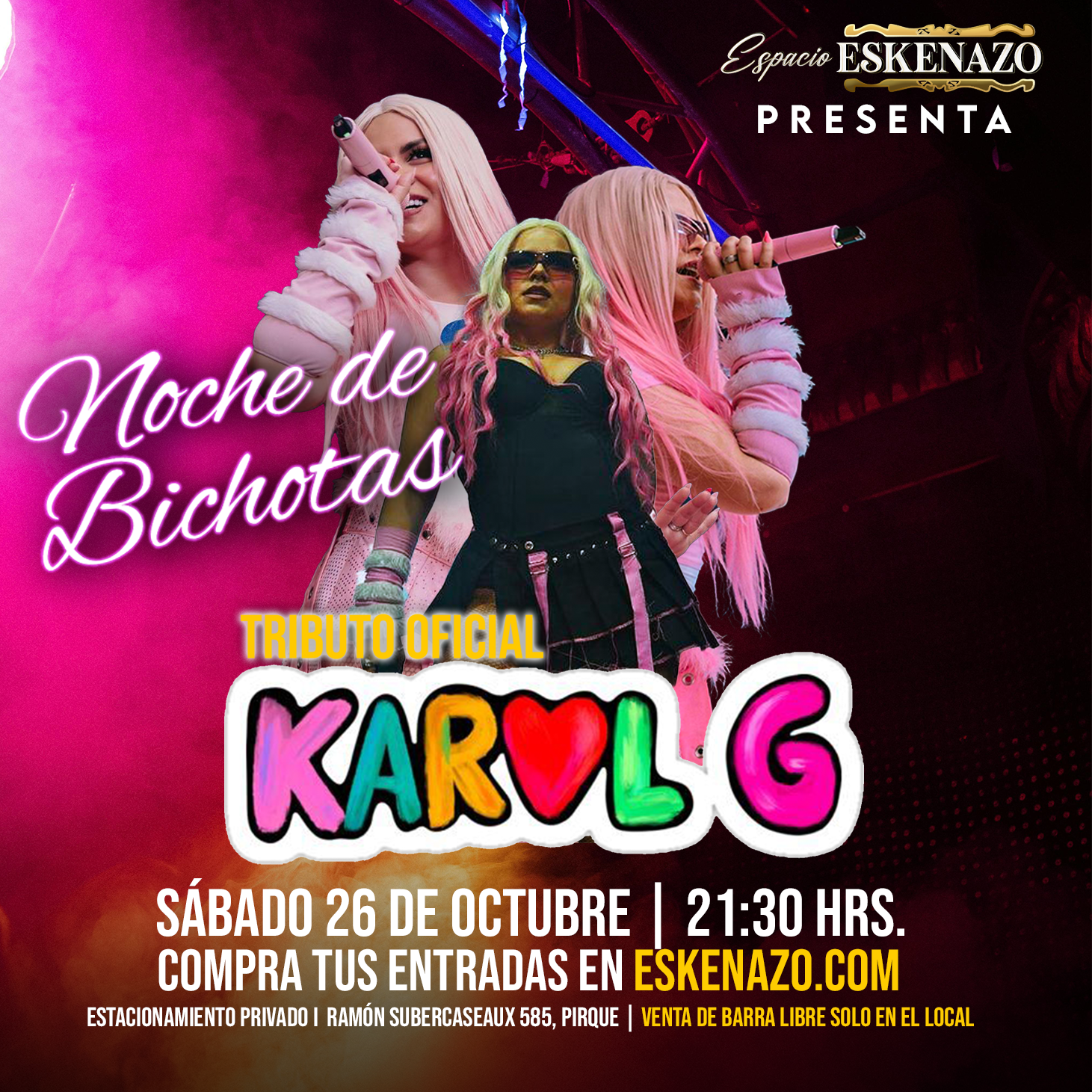 Karol G | Tributo Oficial | Noche de Bichotas | Espacio Eskenazo