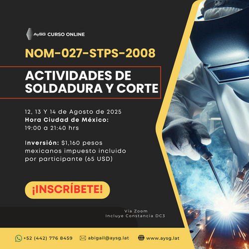 Curso NOM-027-STPS-2008 | AySG