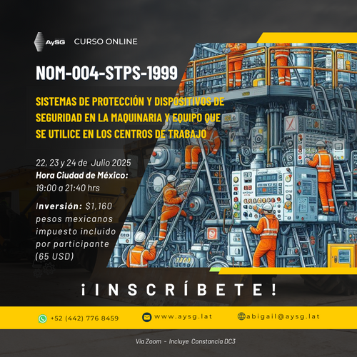 Curso NOM-004-STPS-1999 | AySG