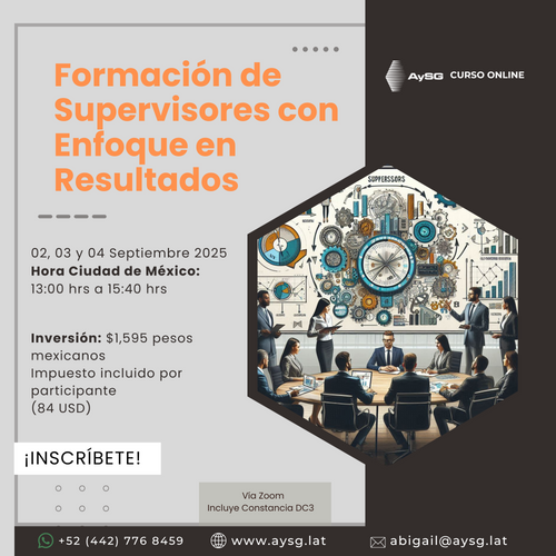 Curso Formación de Supervisores con Enfoque en Resultados | AySG