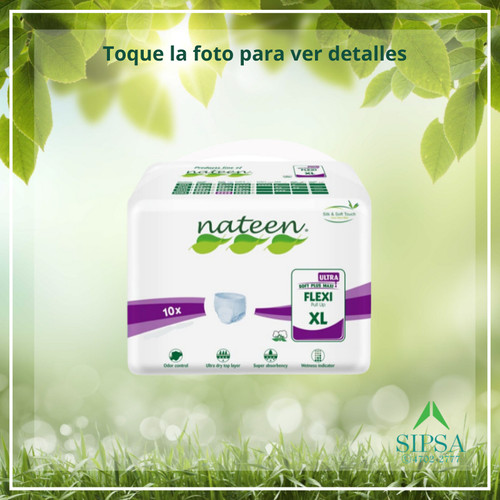 PAÑAL PARA ADULTO CERRADO TIPO CALZON NATEEN FLEXI ULTRA EXTRA GRANDE ...