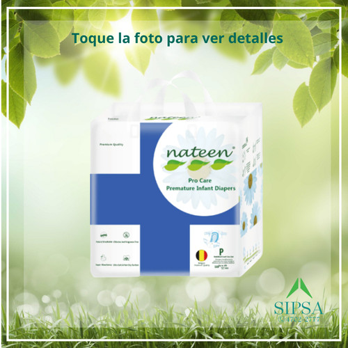 PAÑAL PARA NIÑO ABIERTO NATEEN PREMIUN P (PREMATURO) 50 UNIDADES ...