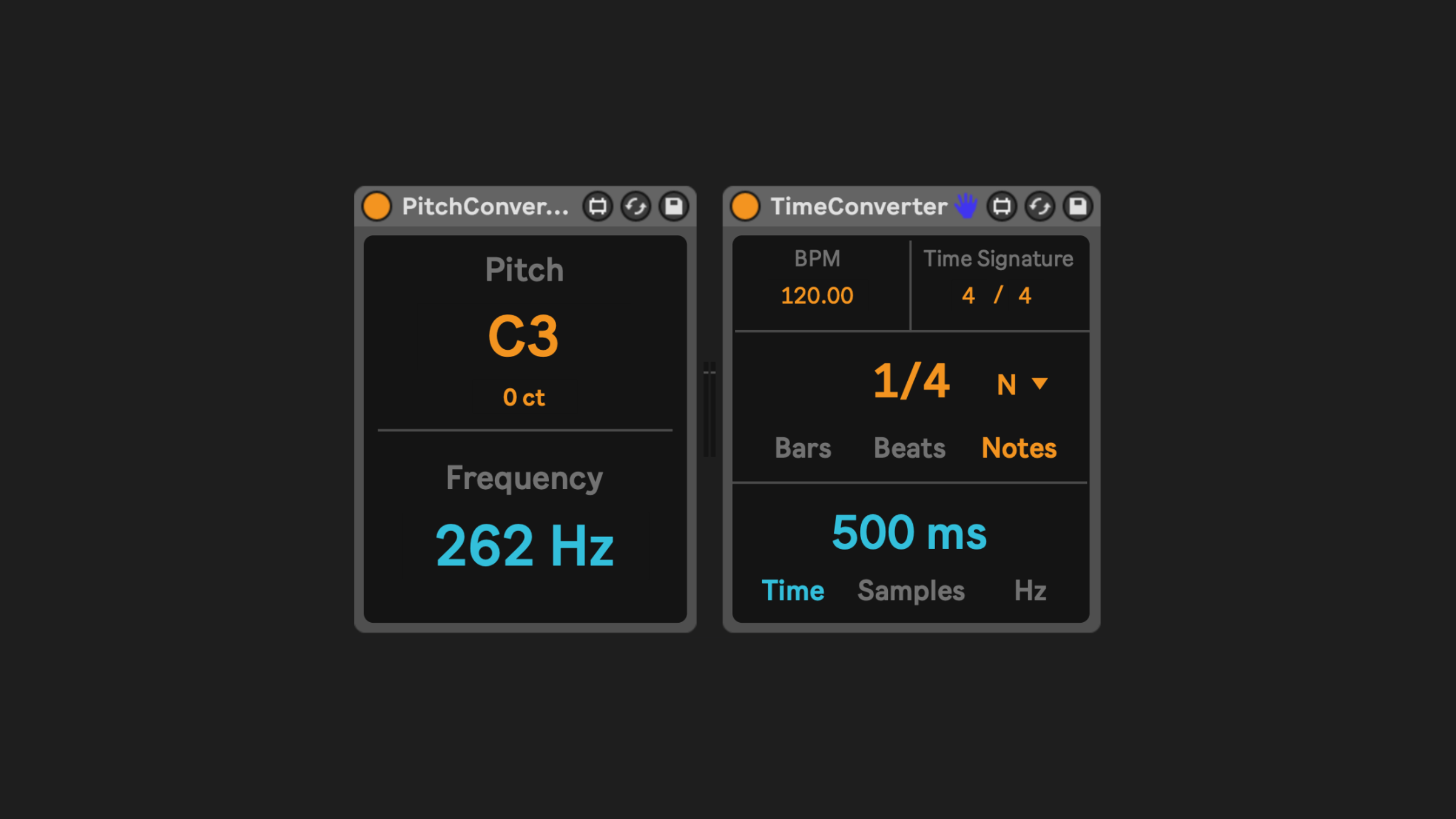 Pitch & Time Converters