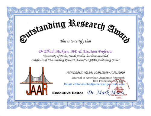 Outstanding Research Award | BestAmericanJournals
