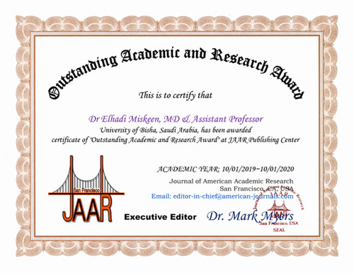 Outstanding Academic and Research Award | BestAmericanJournals