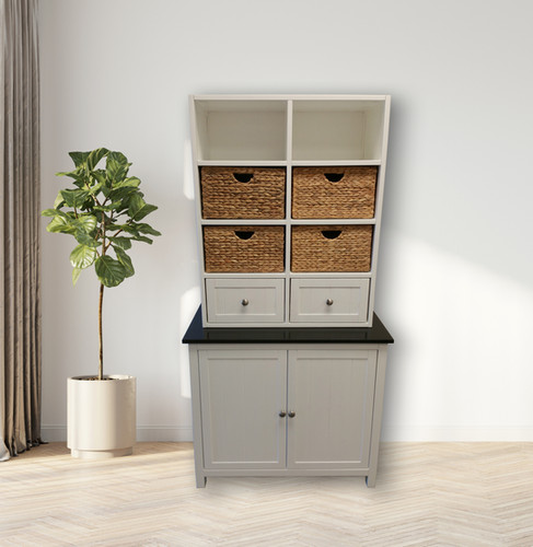 Cat Litter Cabinet with Shelf Unit | ICOE Pet Products