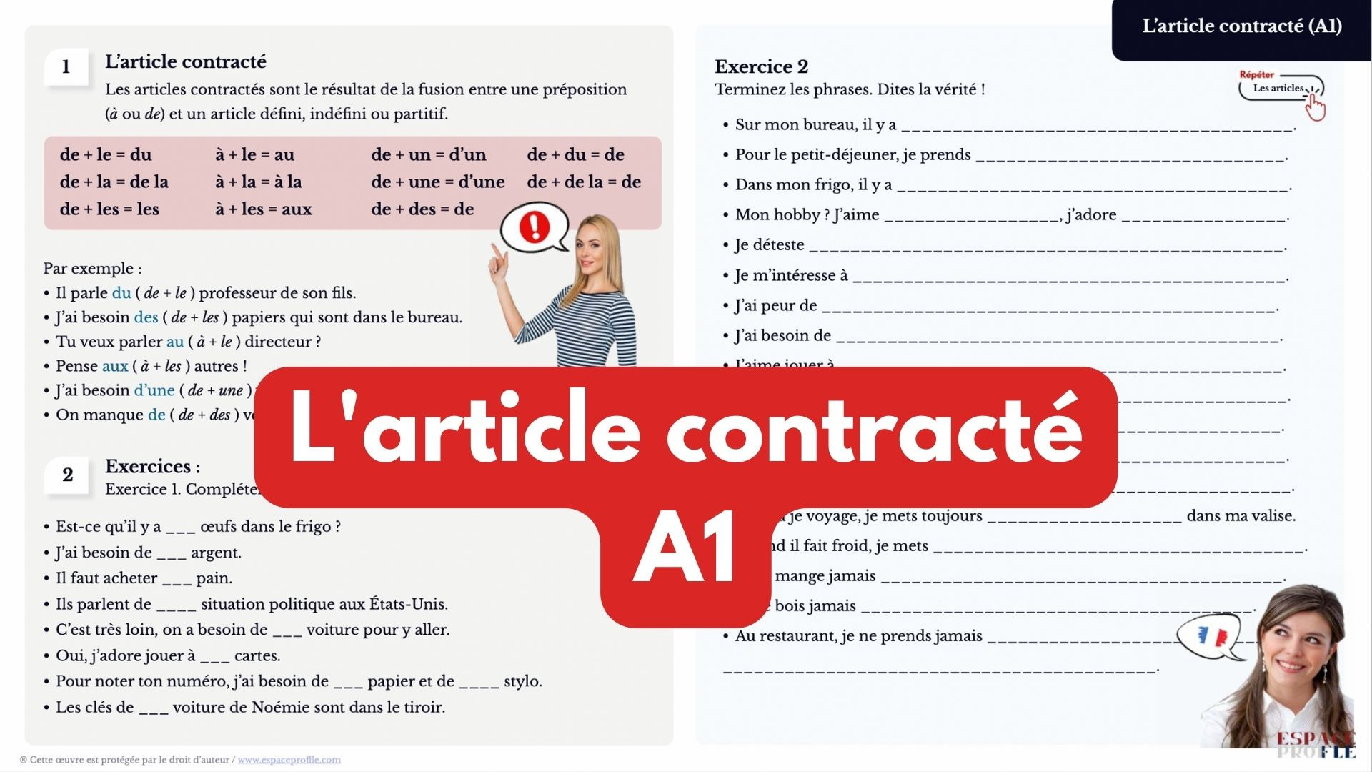 L'article contracté (A1)
