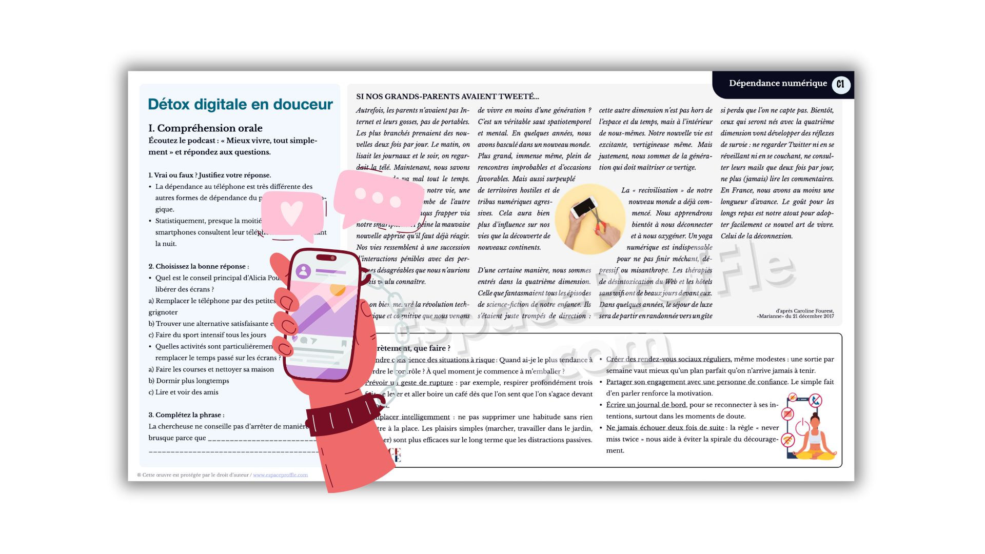 Détox digitale en douceur (C1)