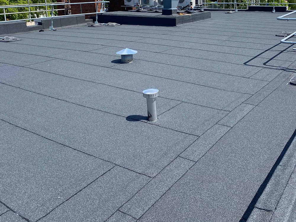 Commercial SBS Modified Bitumen Roof Replacement in Southern Alberta