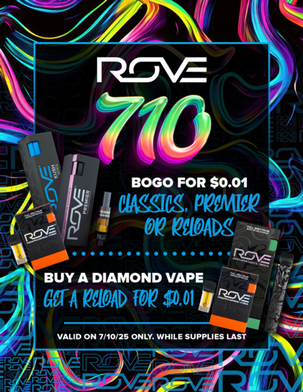 Discover the BOGO Deal on Rove Liquid Diamonds and Vape Carts at ...